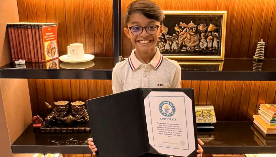 Rituraj, youngest person to publish a book series - The Business Post